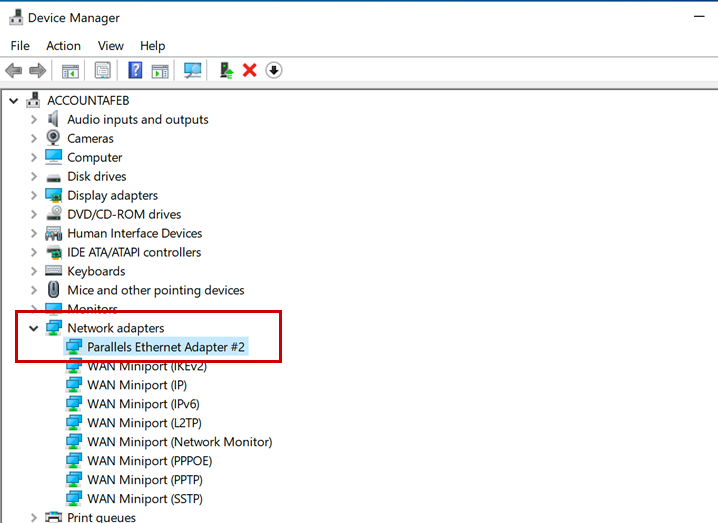 KB Parallels: Fix network issues in a Windows virtual machine